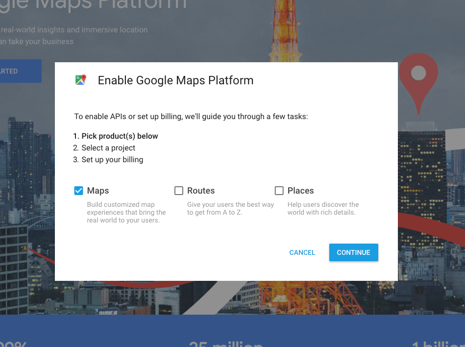 Google Maps API Setup – favethemes