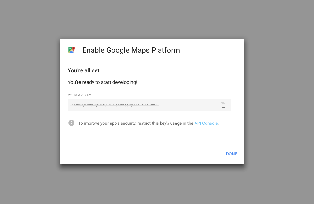 Google Maps API Setup – favethemes