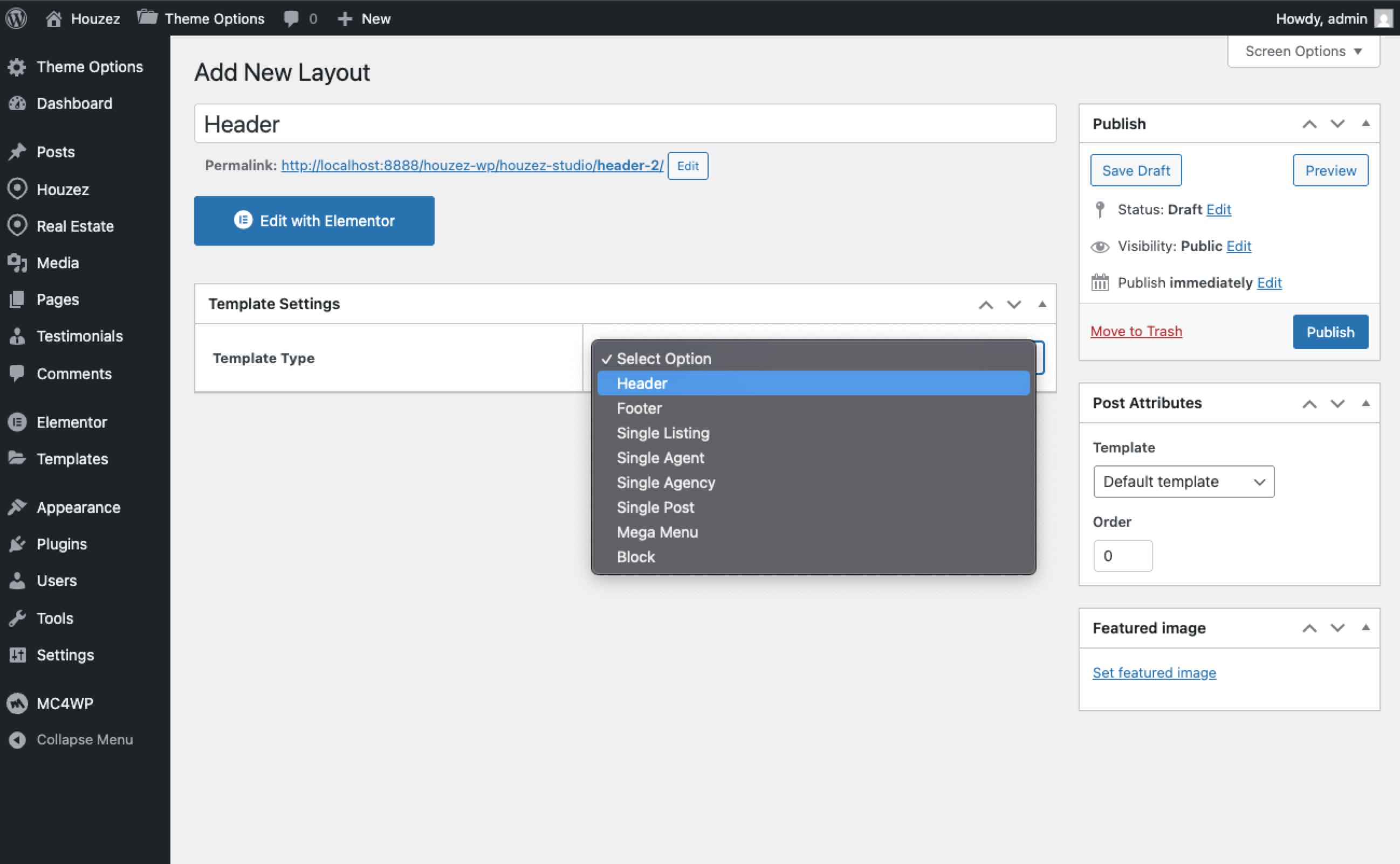 Header Builder – favethemes