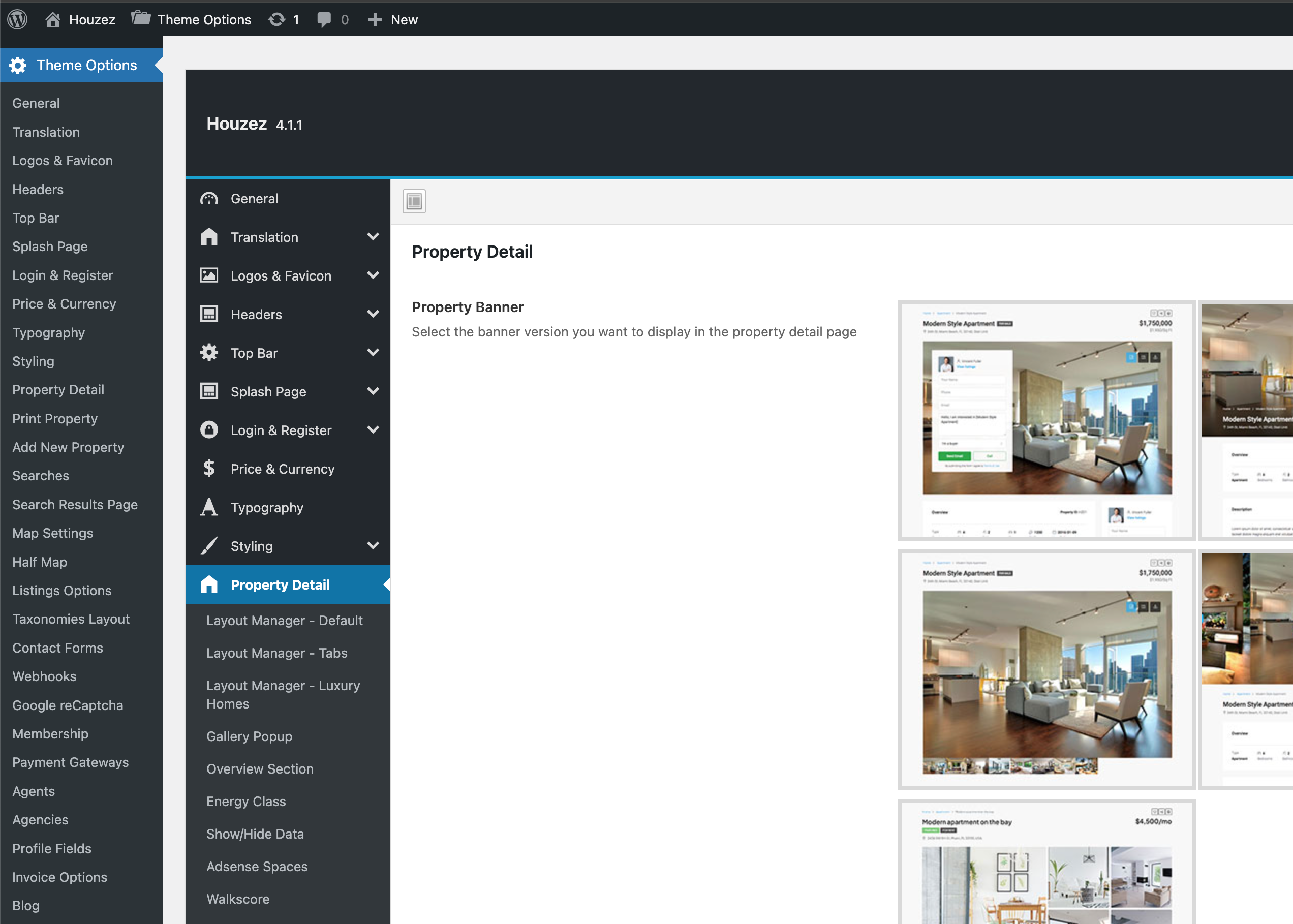 Property Detail Page Layout – favethemes