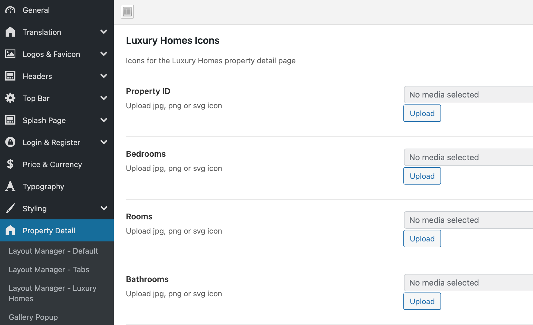 Luxury Homes Icons – favethemes