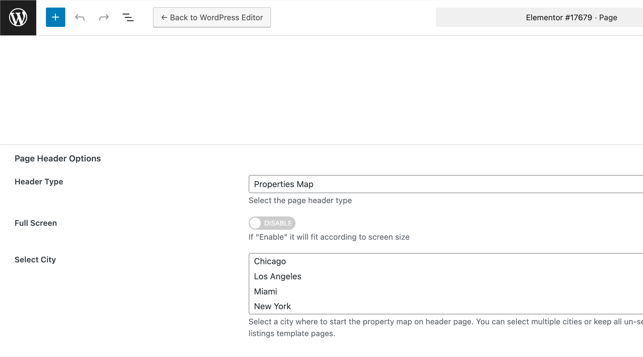Map Display Options – favethemes