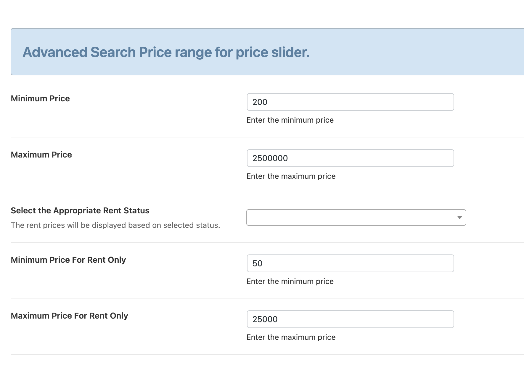 Search Settings – favethemes