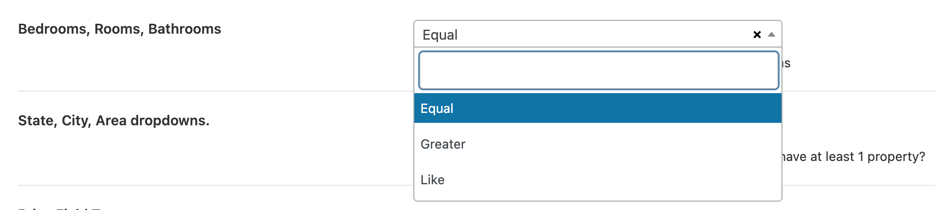Search Criteria Setup – favethemes