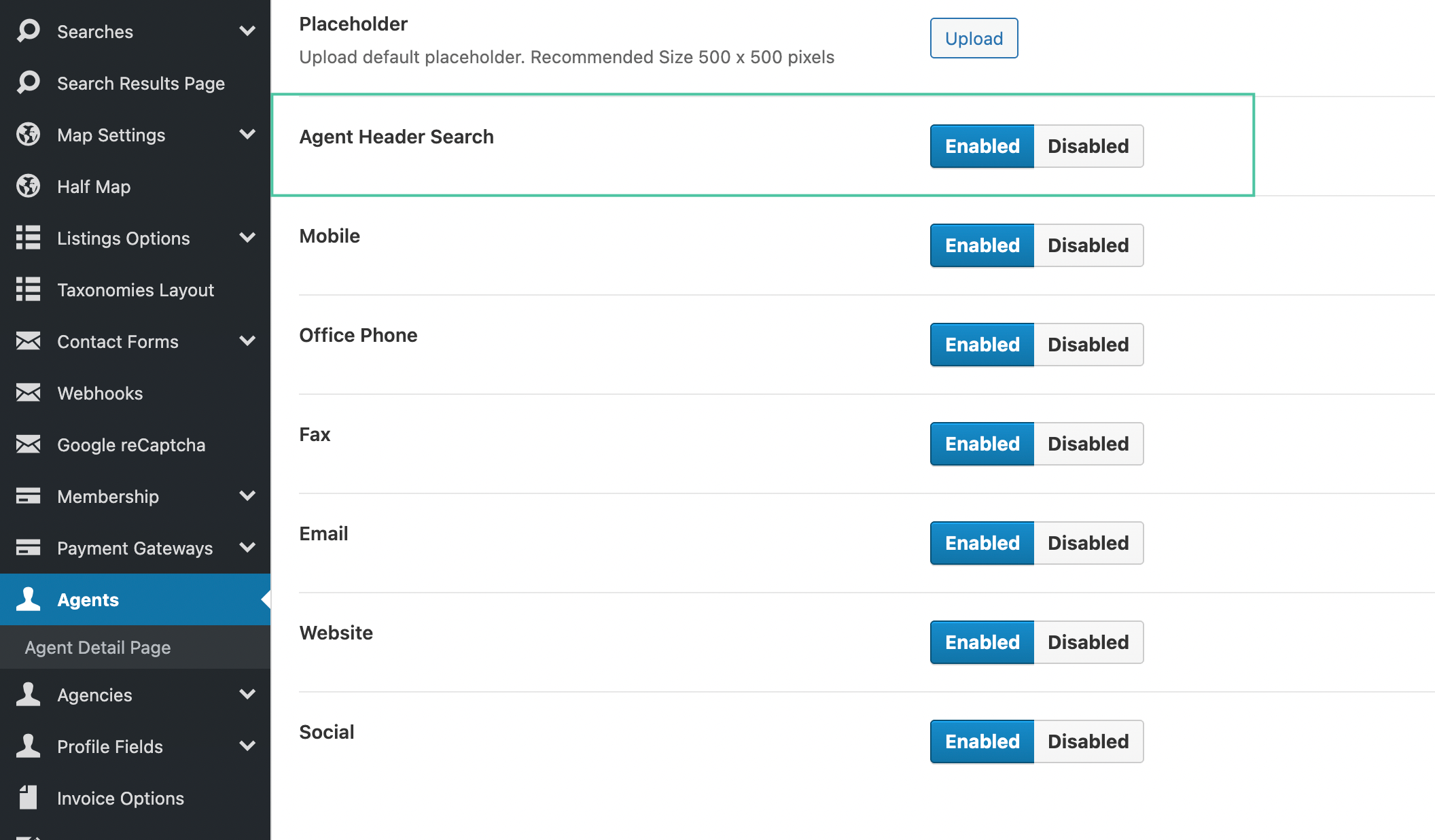 Search & Filter Agents/Agencies – favethemes
