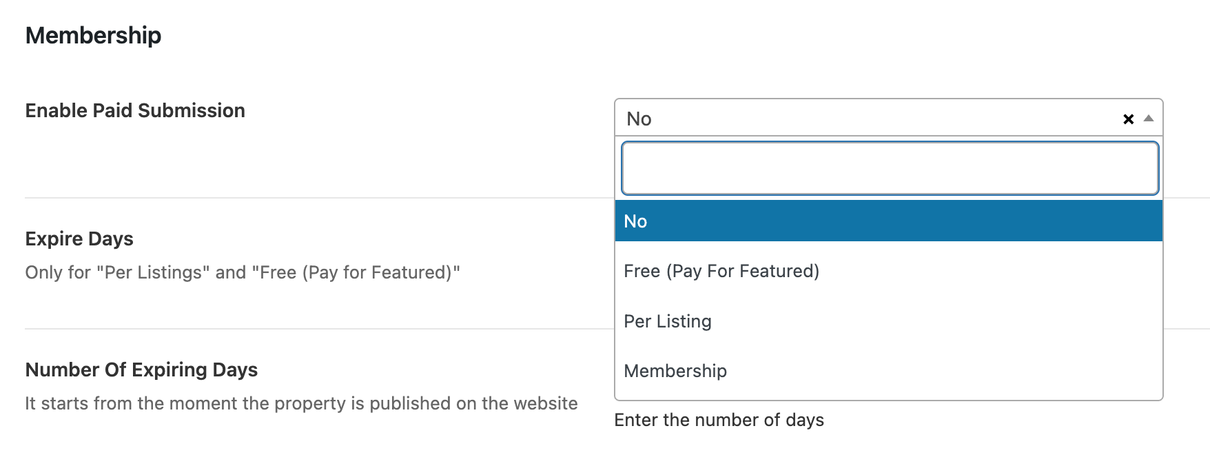 Paid or Free Submissions Setup – favethemes